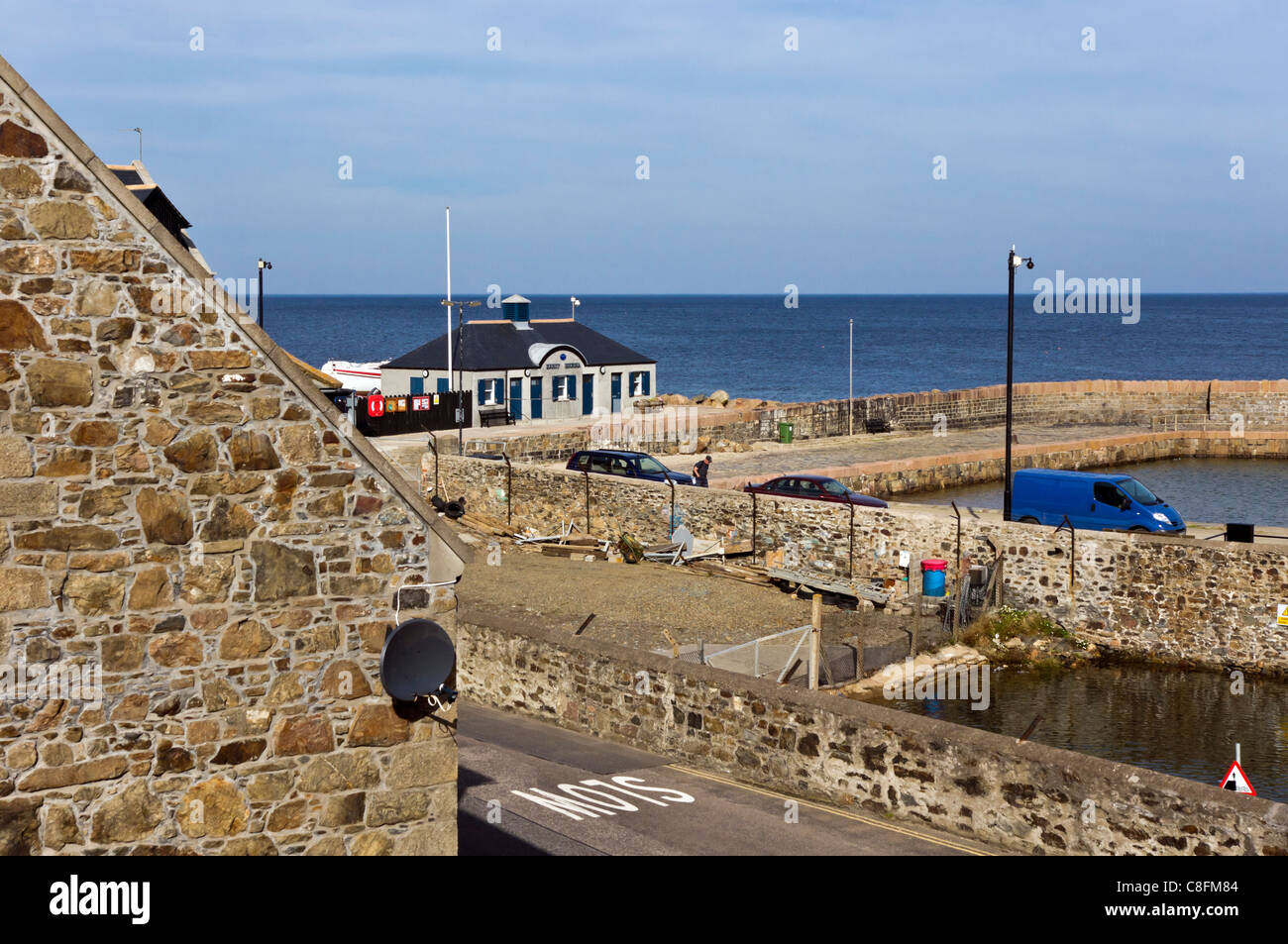 Banff Marina harbour Stock Photo - Alamy