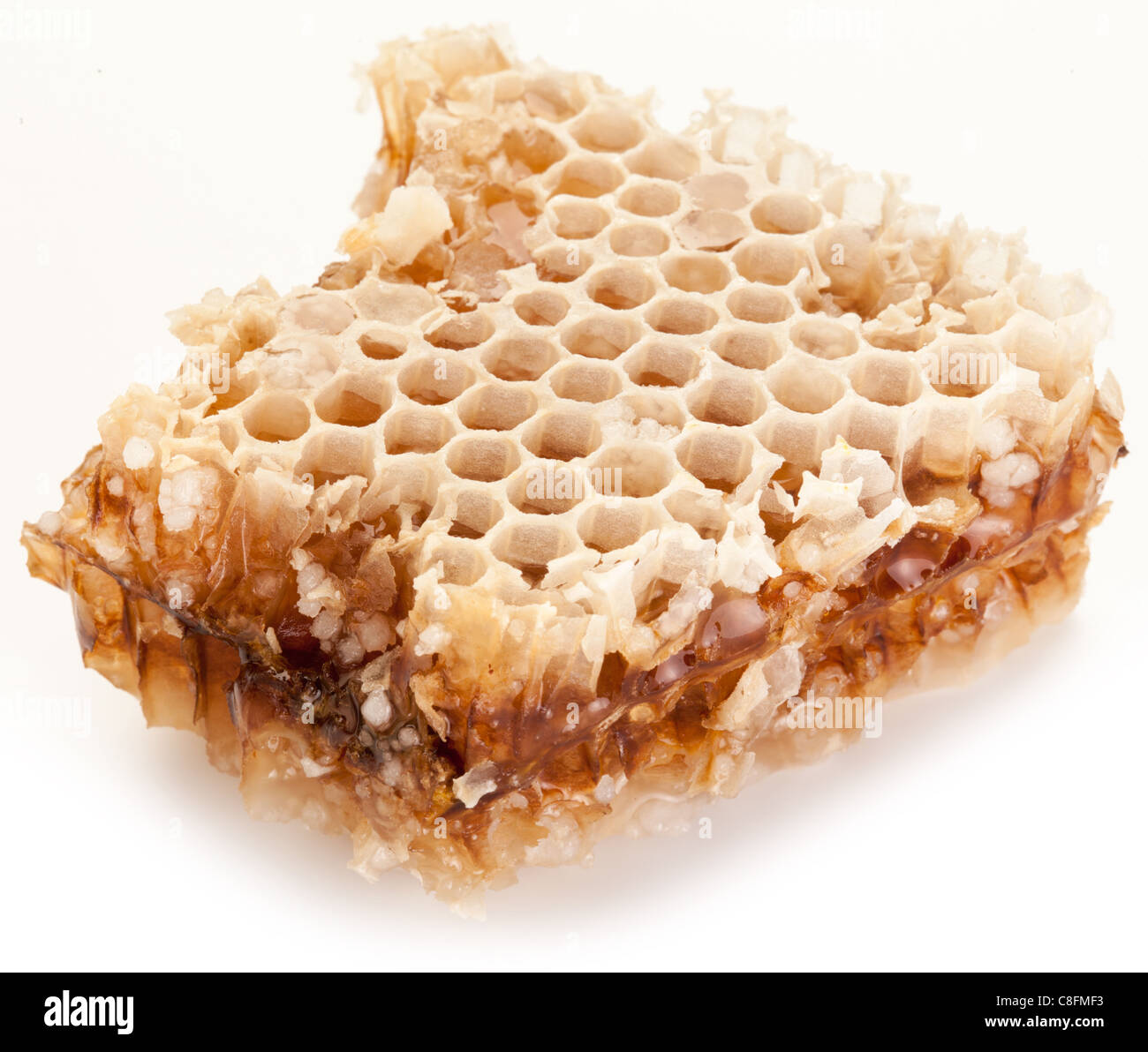 Close up view of honeycombs Stock Photo - Alamy