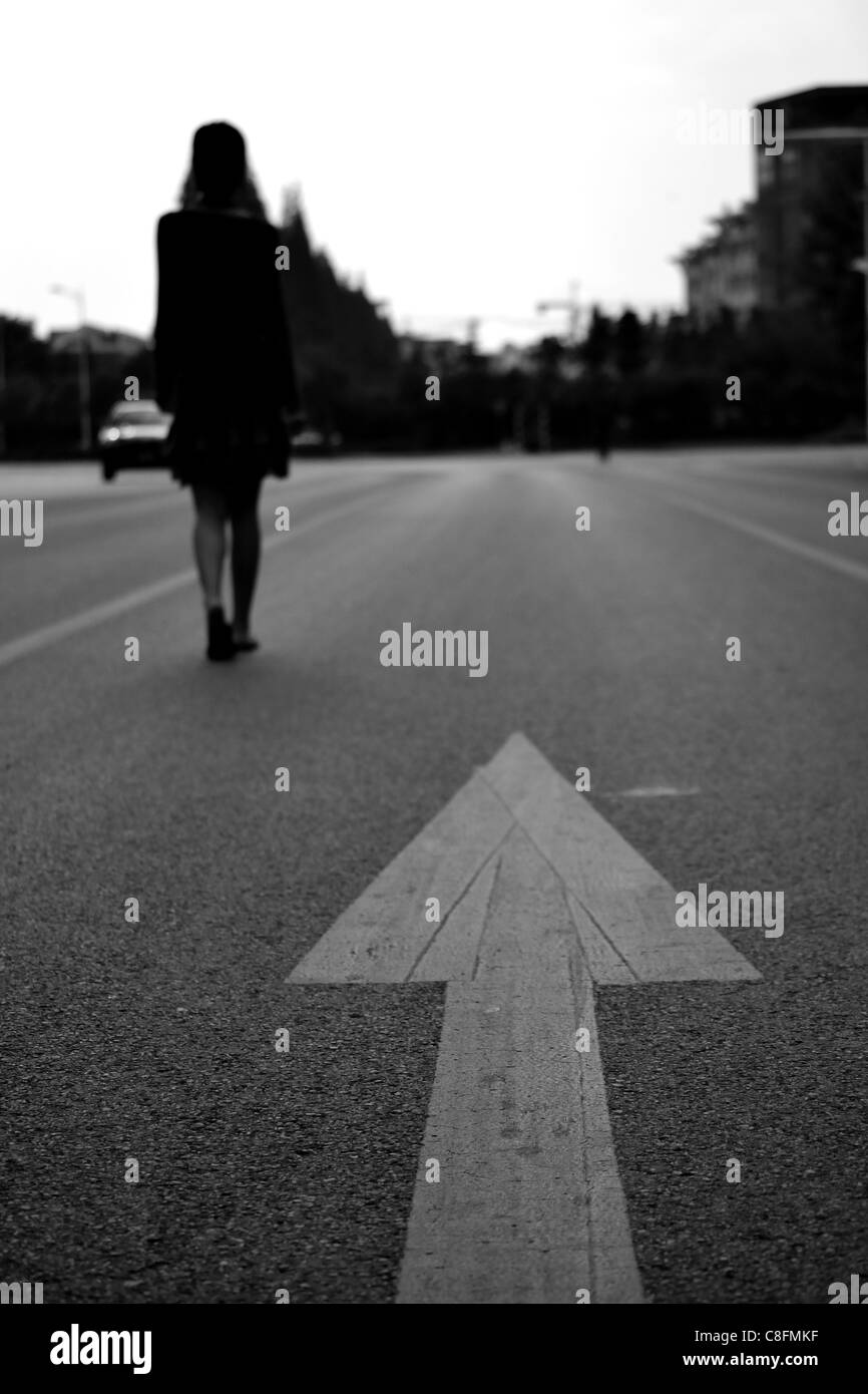 Moving forward concept Black and White Stock Photos & Images - Alamy