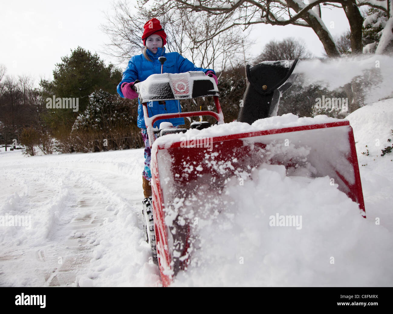 Old snow blower hi-res stock photography and images - Alamy
