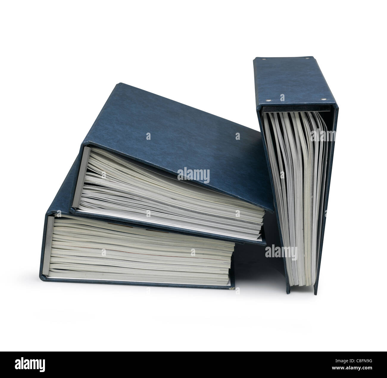 File archive on white background Stock Photo - Alamy