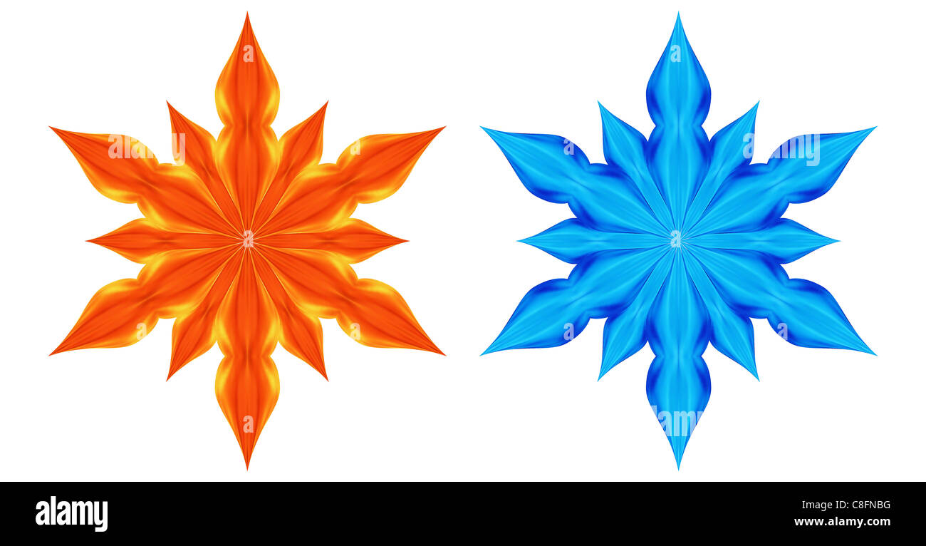 Two stars on a white background Stock Photo - Alamy