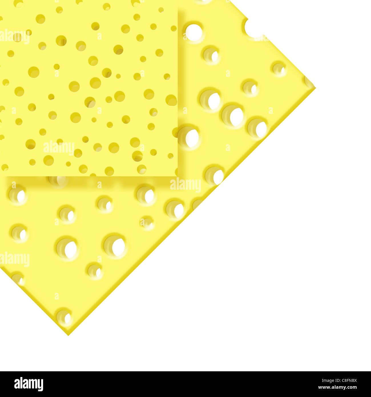 slice of cheese Stock Photo - Alamy