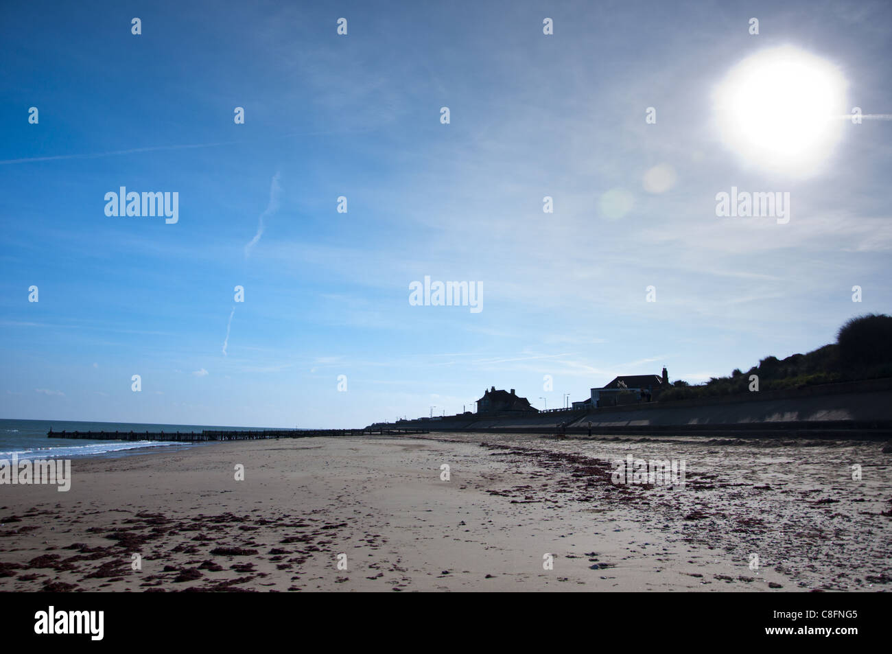 Walcott Beach Norfolk England UK Stock Photo - Alamy