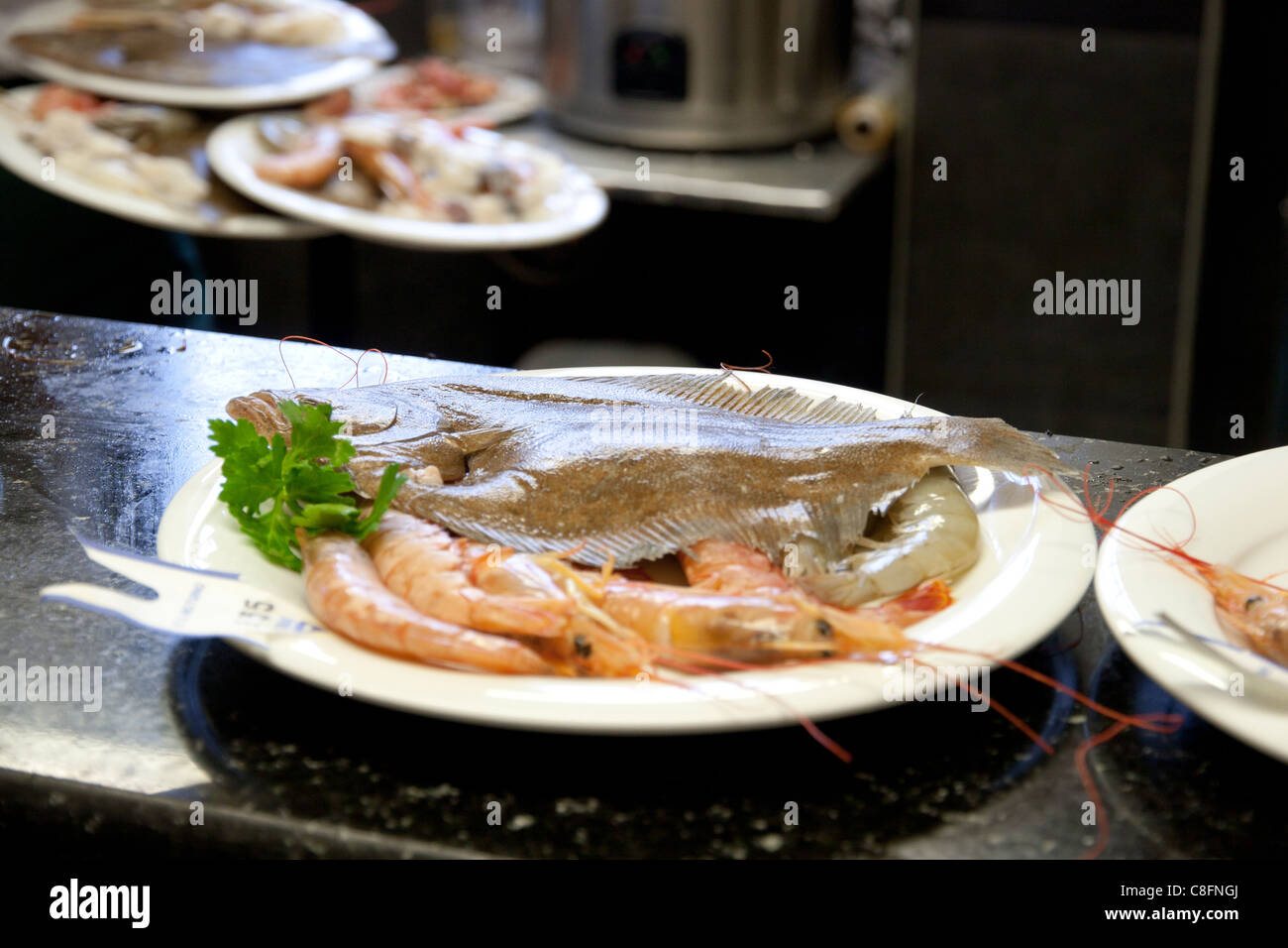 Raw fish dish hi-res stock photography and images - Alamy