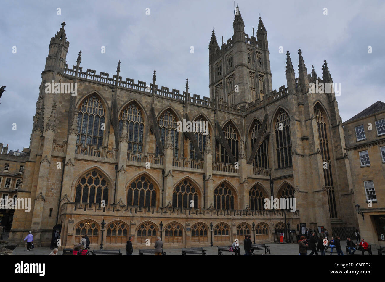 VIEW OF BATH ABBEY , BATH SOMERSET Stock Photo - Alamy
