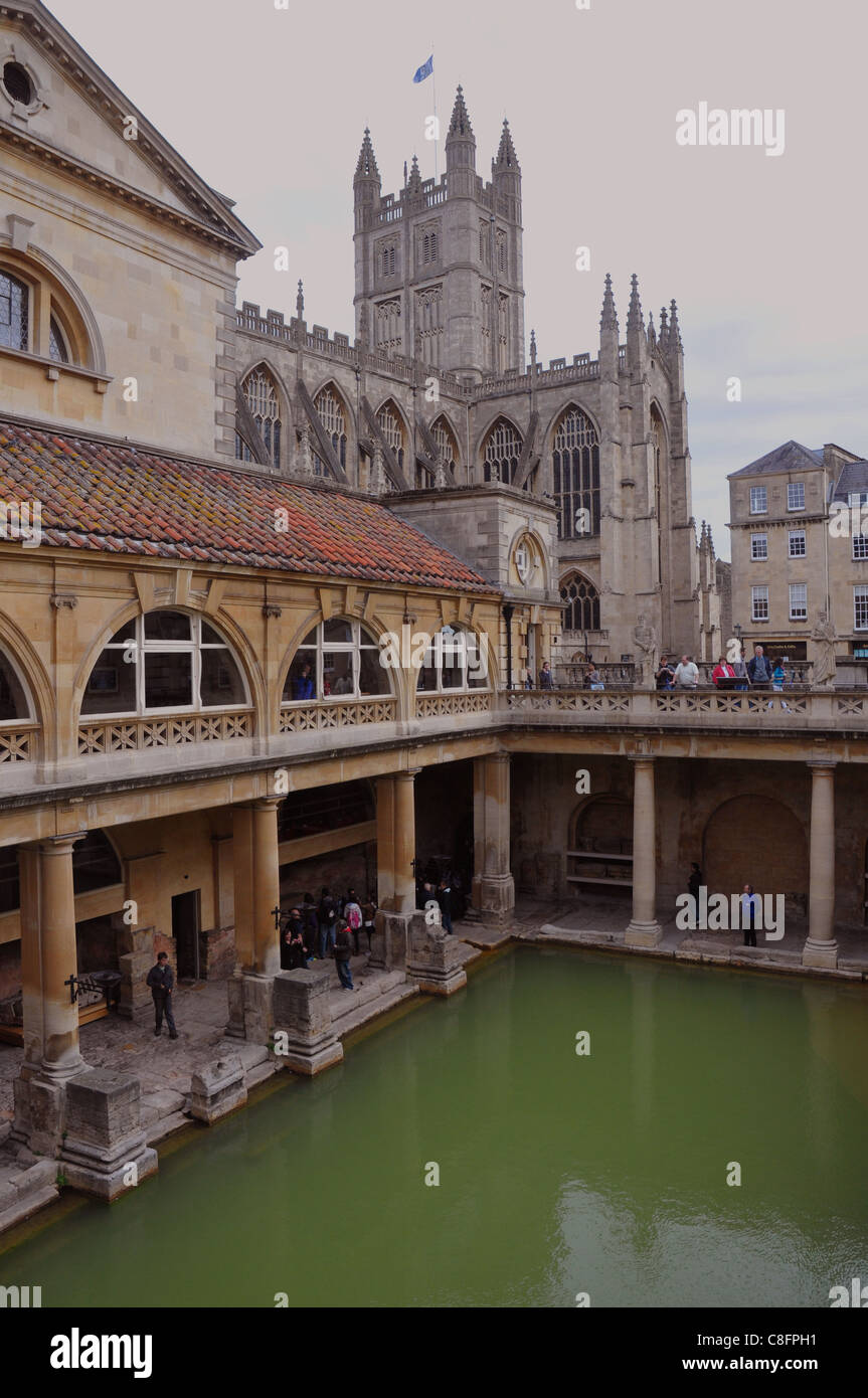 Abbey roman bath hi-res stock photography and images - Alamy