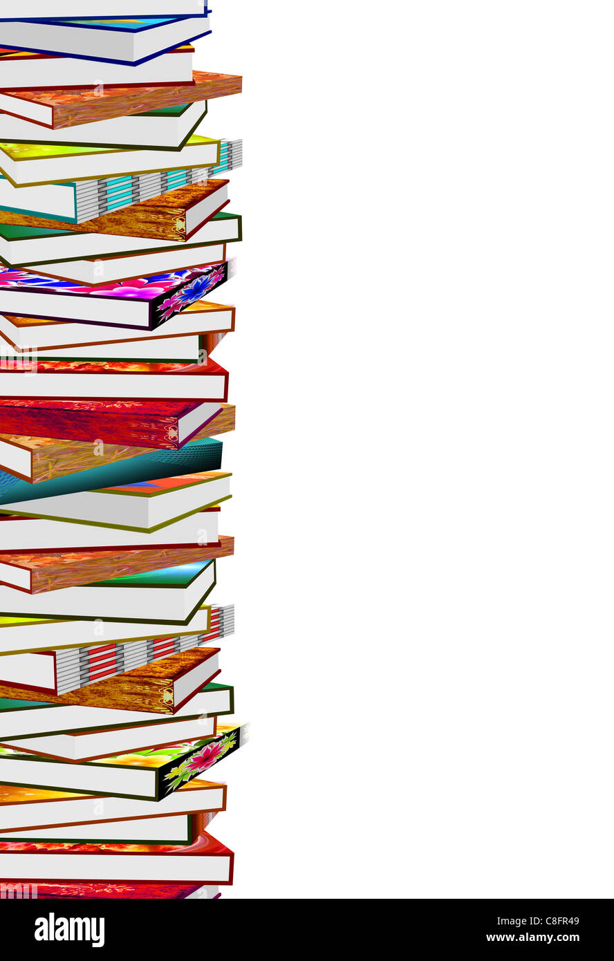stack of books Stock Photo - Alamy