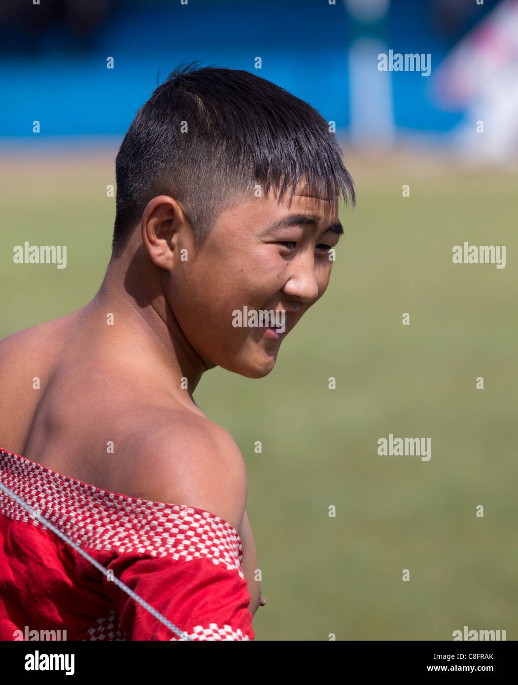 Traditional mongolian wrestler hi-res stock photography and images - Alamy