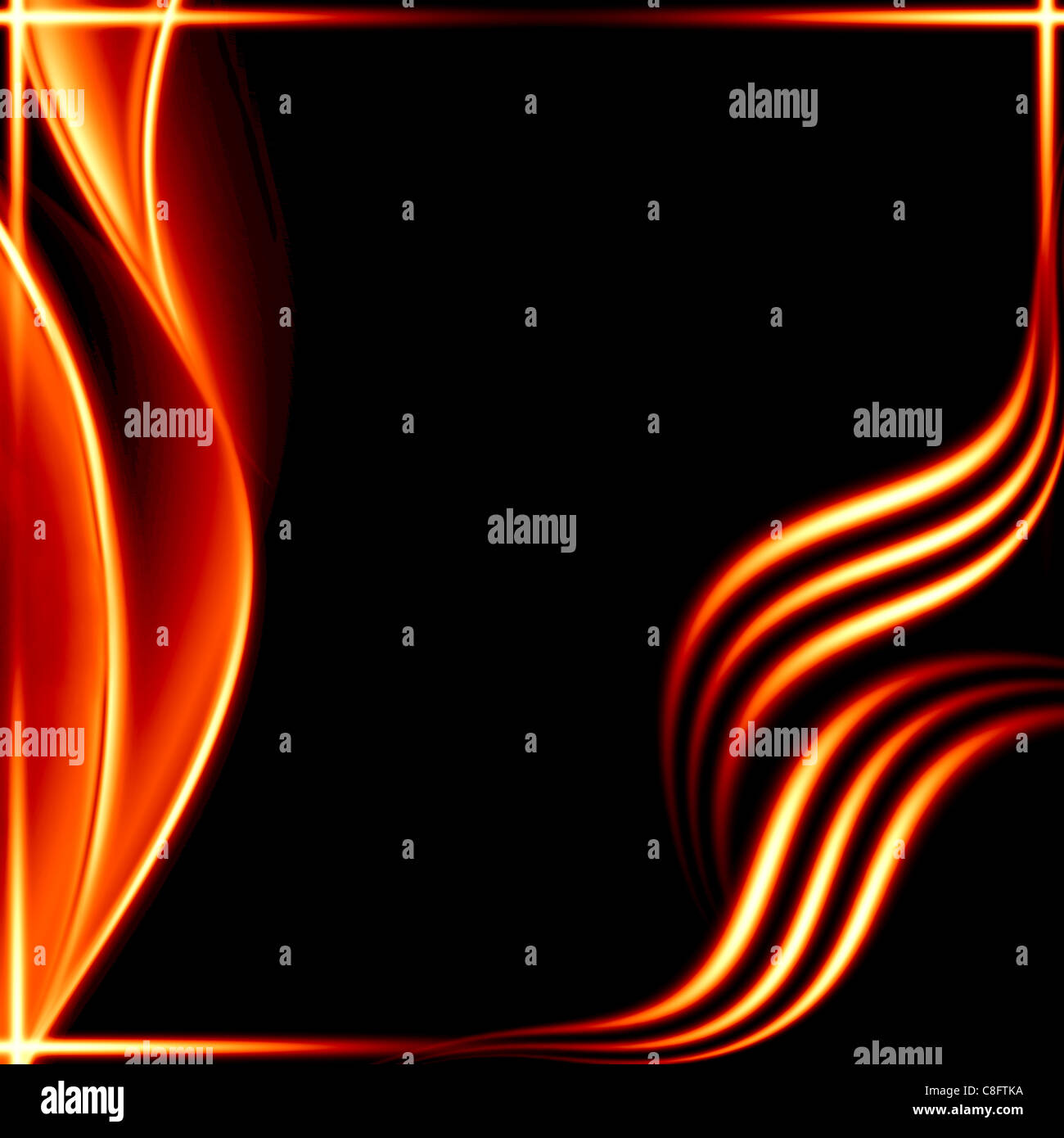 golden design frame Stock Photo - Alamy