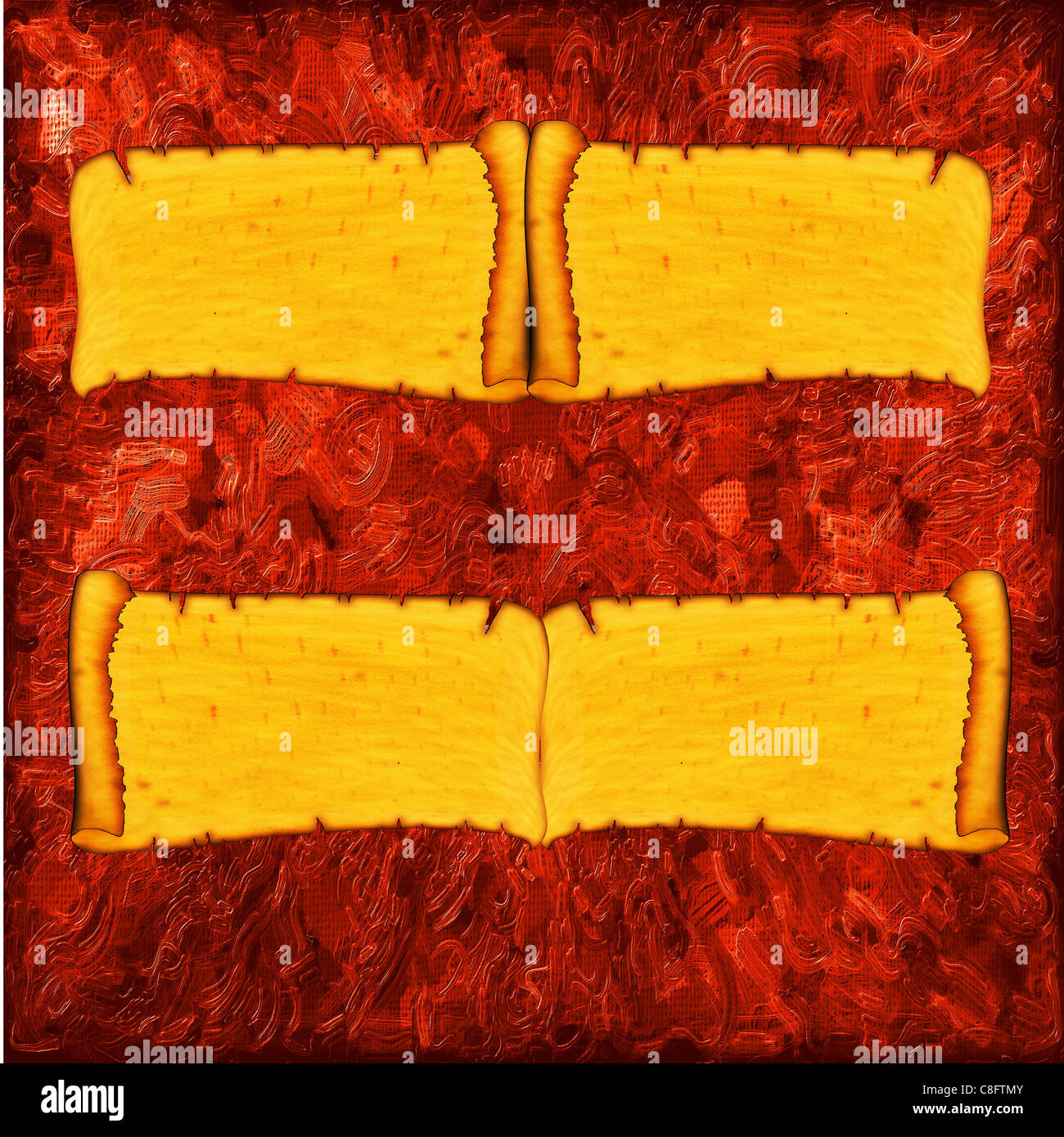 vintage antique ancient scroll Stock Photo - Alamy