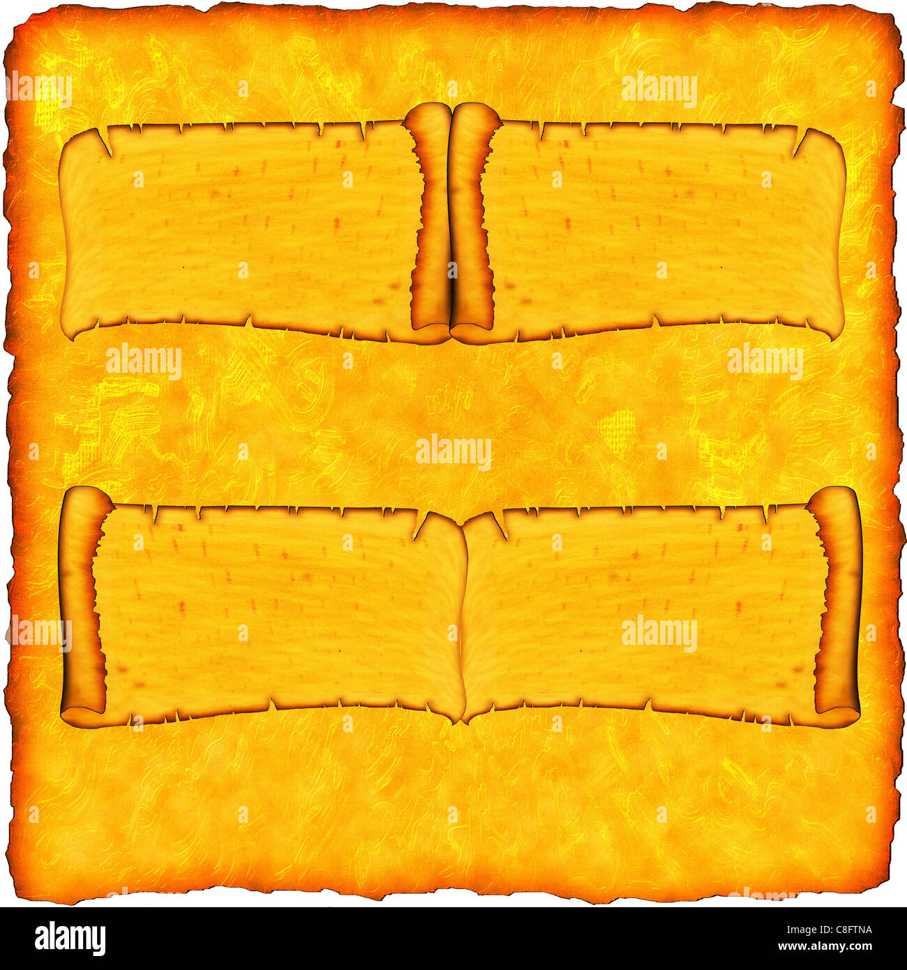 vintage antique ancient scroll Stock Photo - Alamy