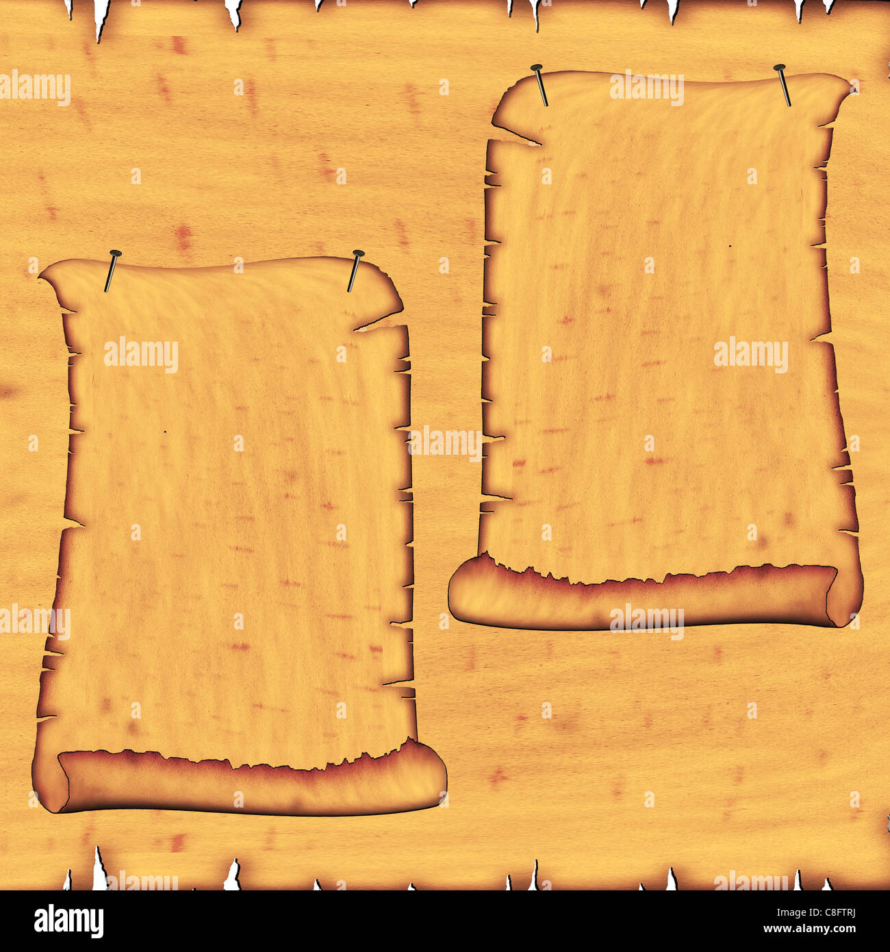 vintage antique ancient scroll Stock Photo - Alamy