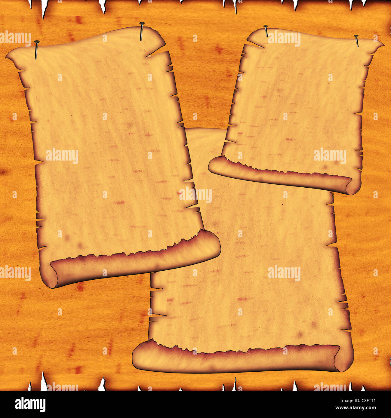 vintage antique ancient scroll Stock Photo - Alamy