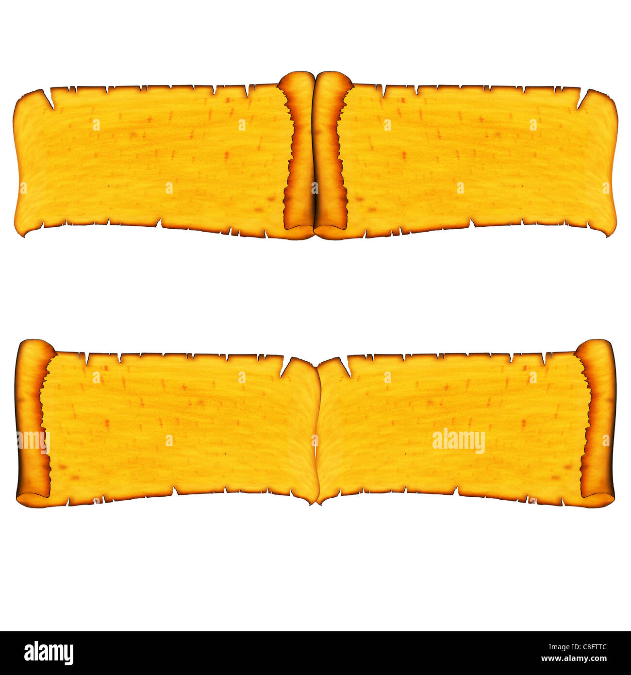 vintage antique ancient scroll Stock Photo - Alamy