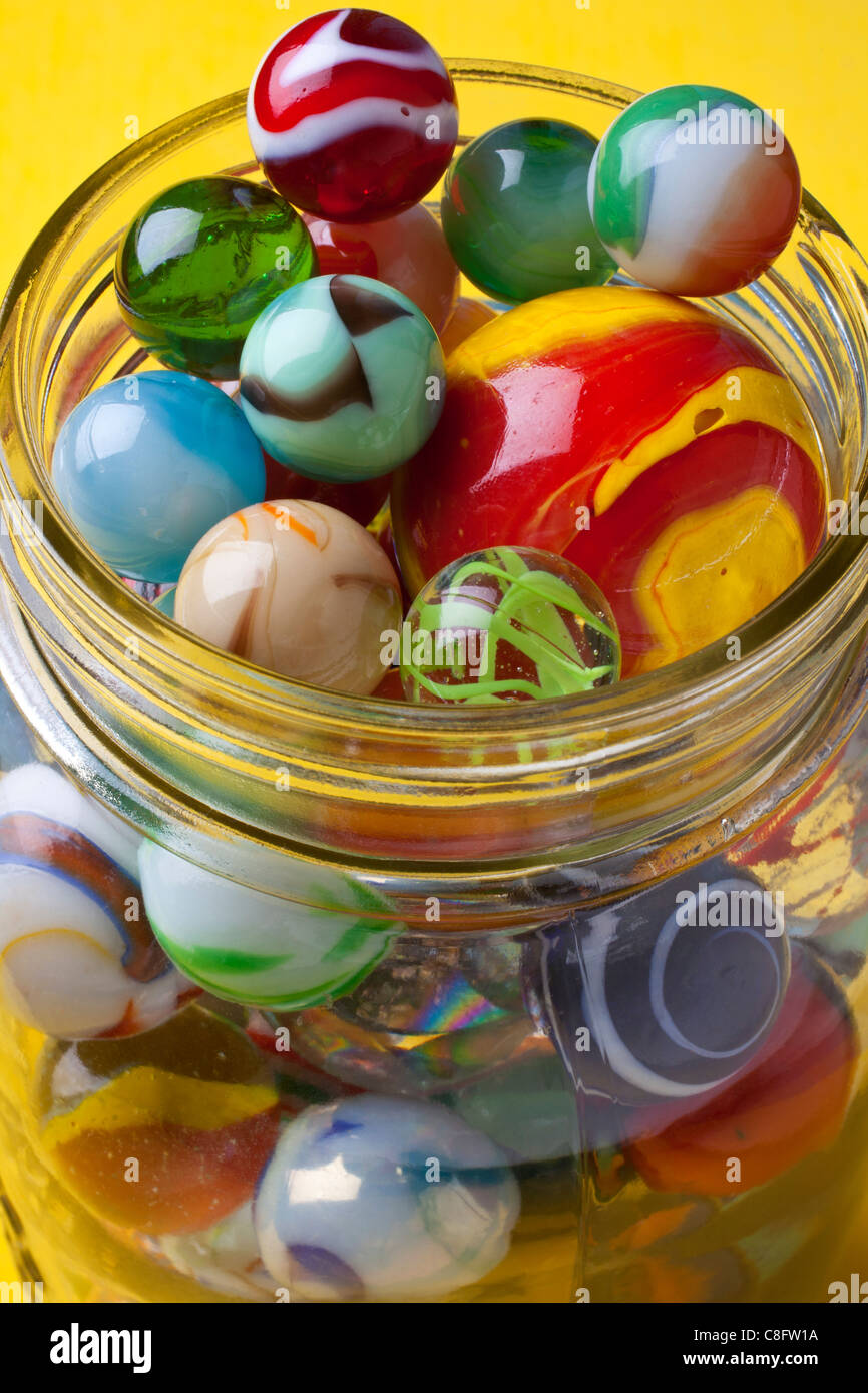 Jar of marbles hi-res stock photography and images - Alamy