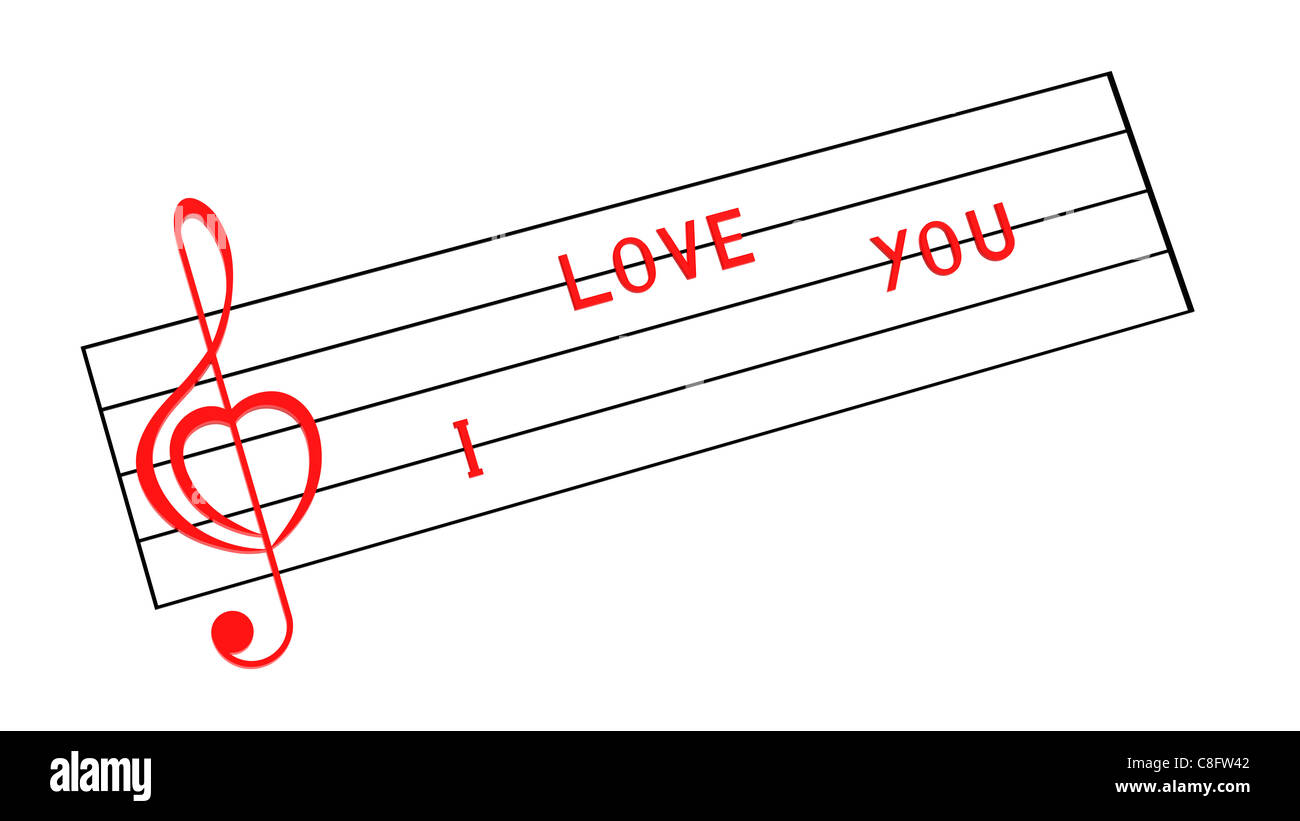 Love Song And Words I Love You Stock Photo Alamy Love Song And Words I Love You Stock Photo Alamy