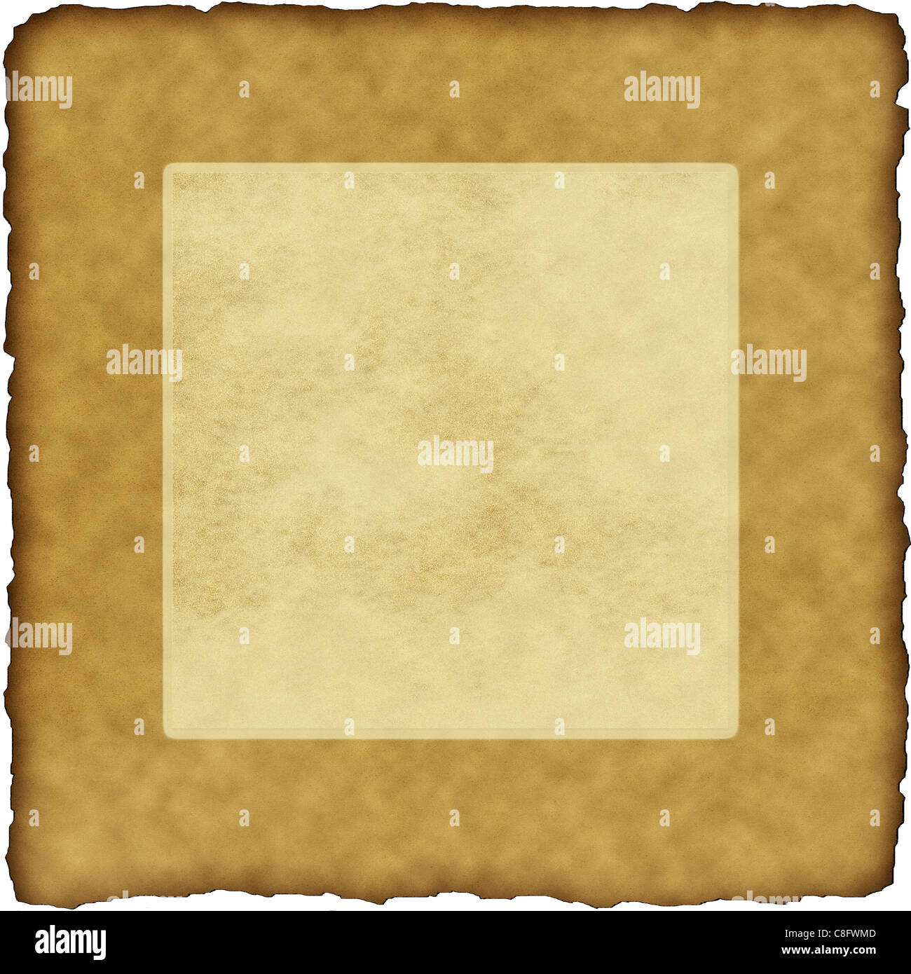 vintage scrapbook old paper with frame Stock Photo - Alamy