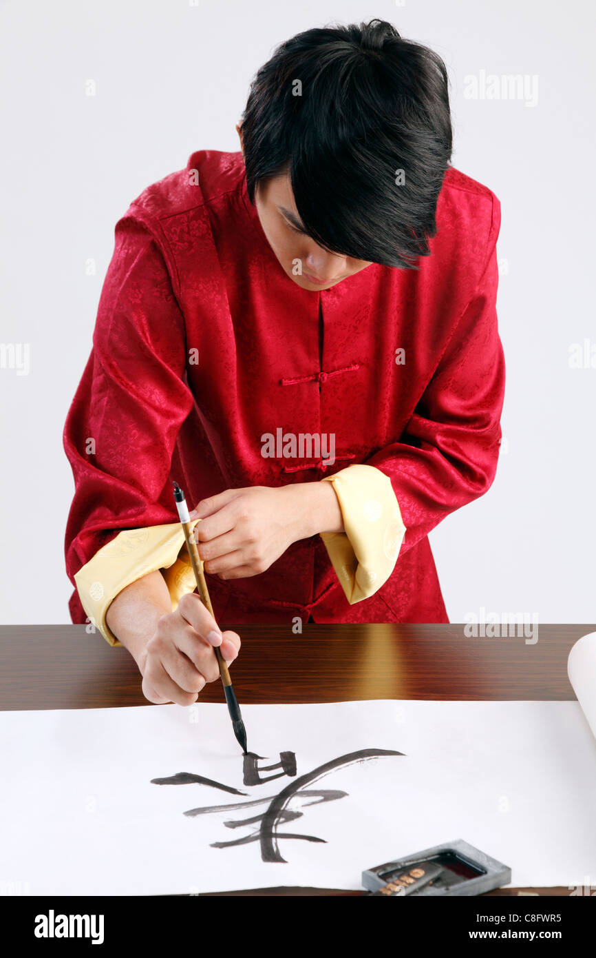 Piece traditional chinese calligraphy hi-res stock photography and ...