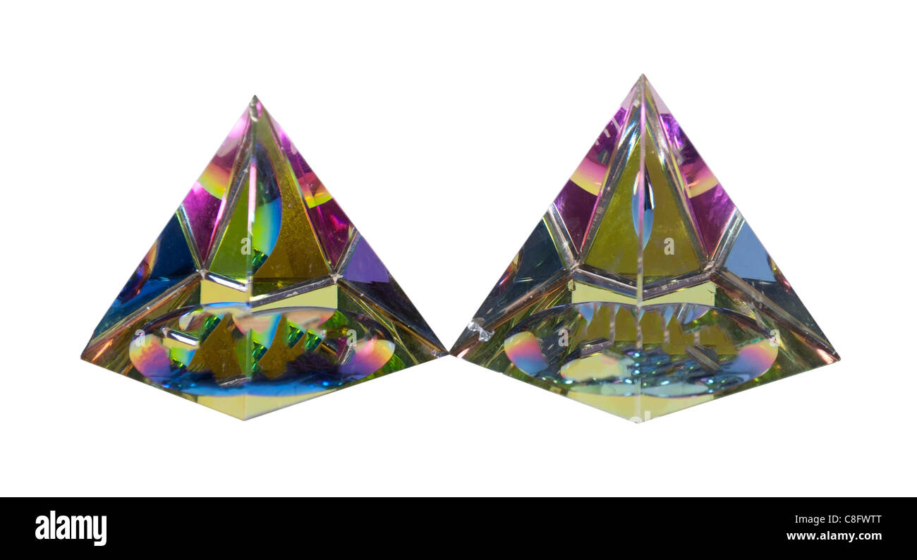 Crystal pyramids thought to contain mystical powers - path included ...