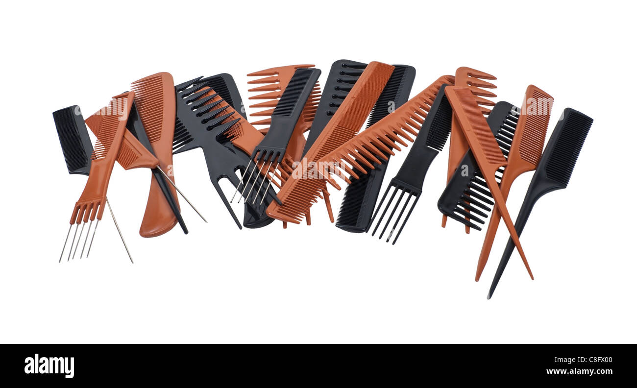 Variety of combs hi-res stock photography and images - Alamy