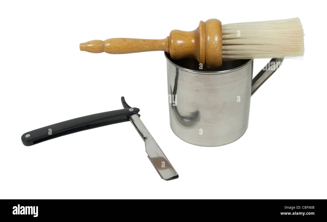 Antique shaving technique hi-res stock photography and images - Alamy