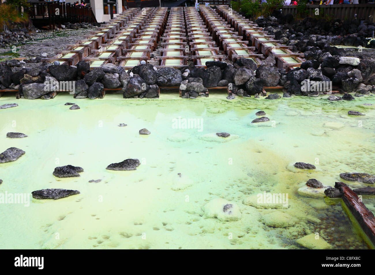 Kusatsu hot spring in Japan Stock Photo - Alamy