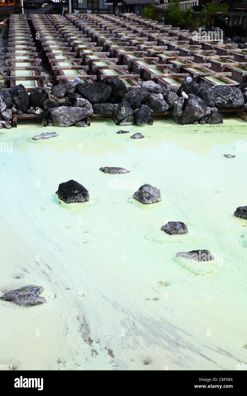 Kusatsu hot spring in Japan Stock Photo - Alamy