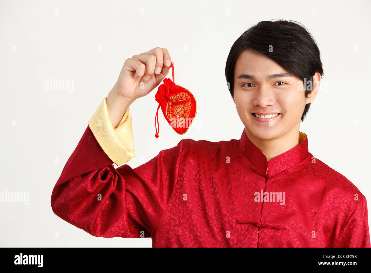 Chinese man traditional clothing silk hi-res stock photography and ...