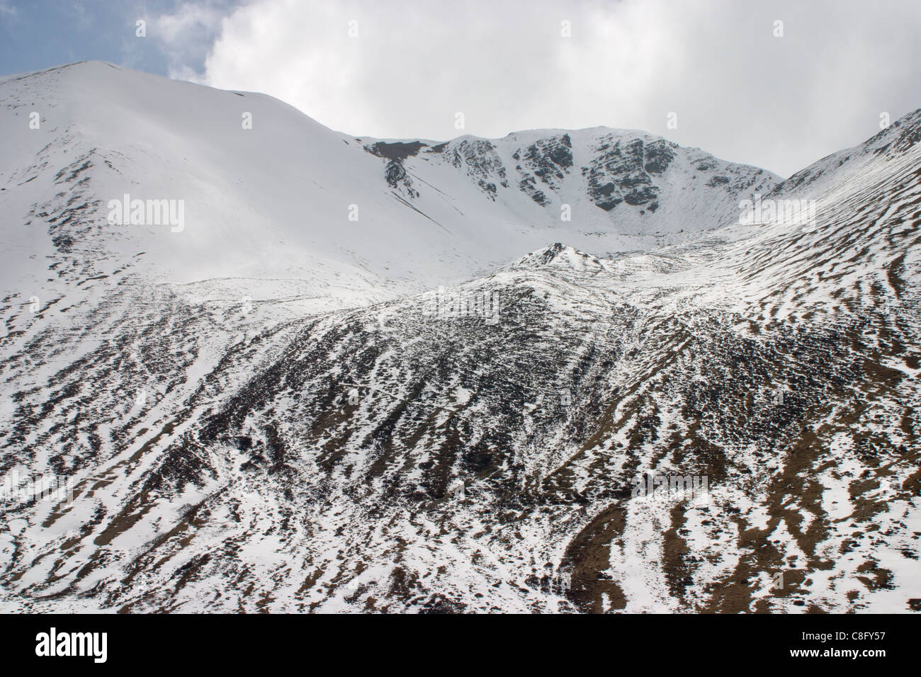 Bhutan - a cirque across the valley, down from Nyele-la pass Stock ...