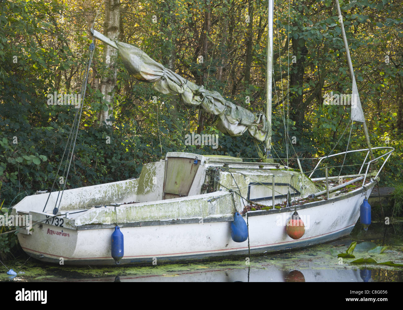 Covered sailing boat hi-res stock photography and images - Alamy