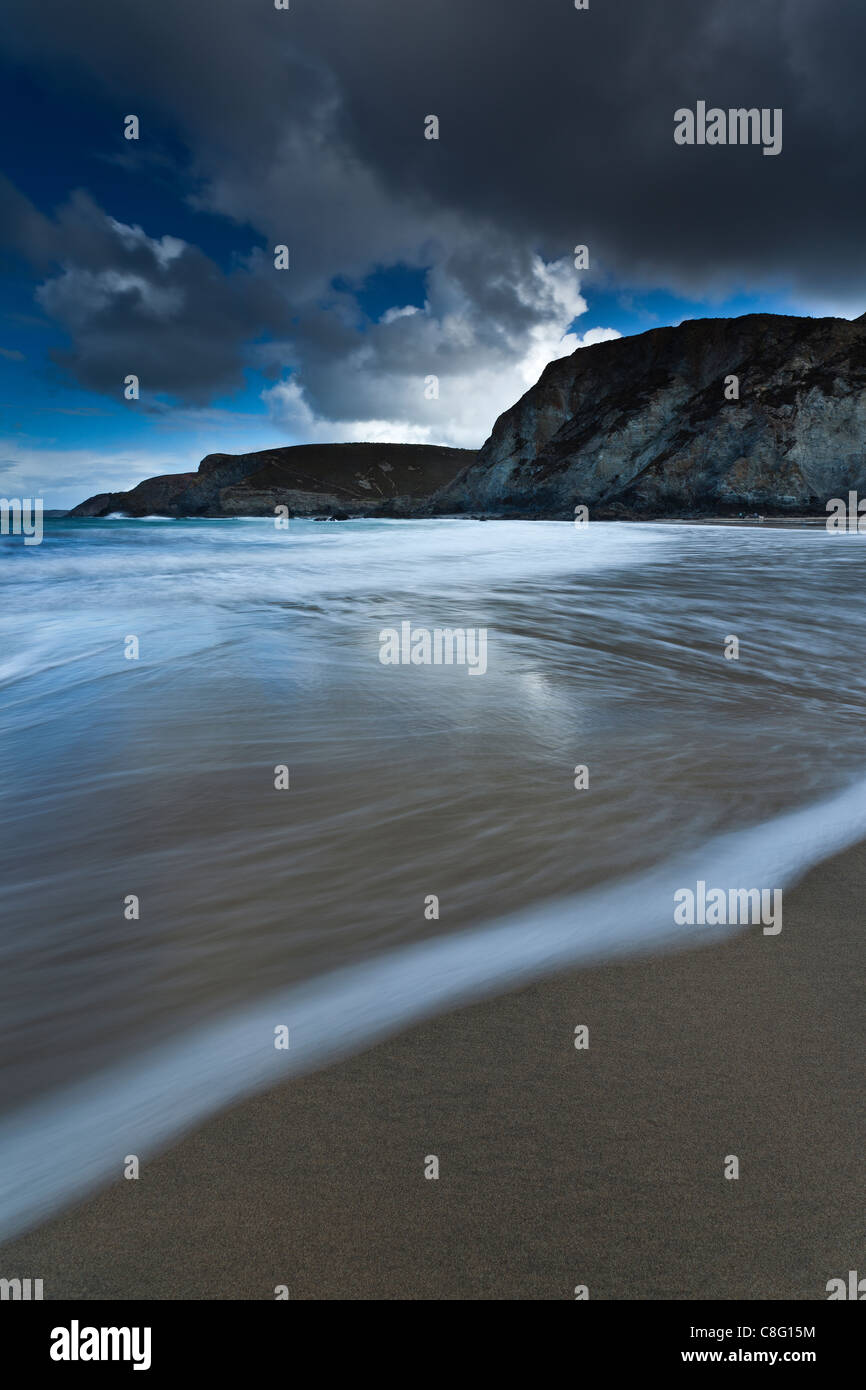 Seascape, St.Agnes. Cornwall Stock Photo - Alamy