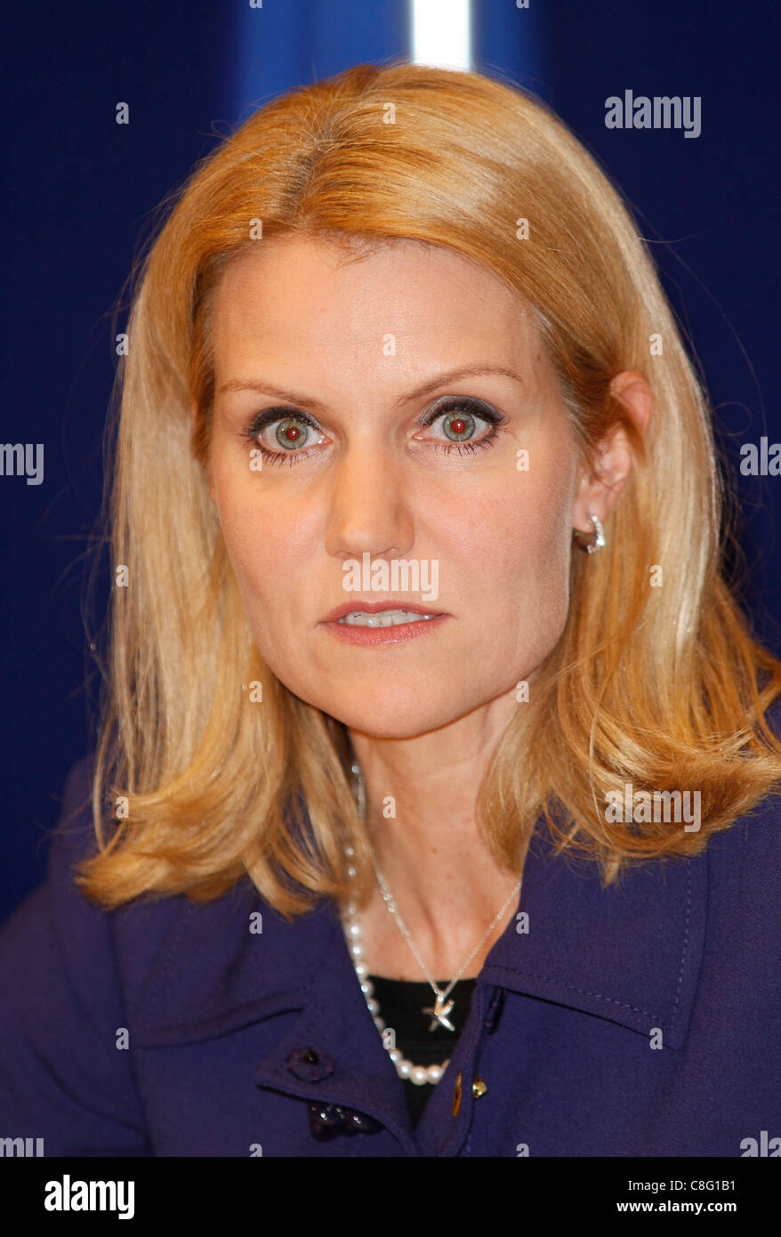 Helle thorning schmidt prime minister denmark hi-res stock photography ...