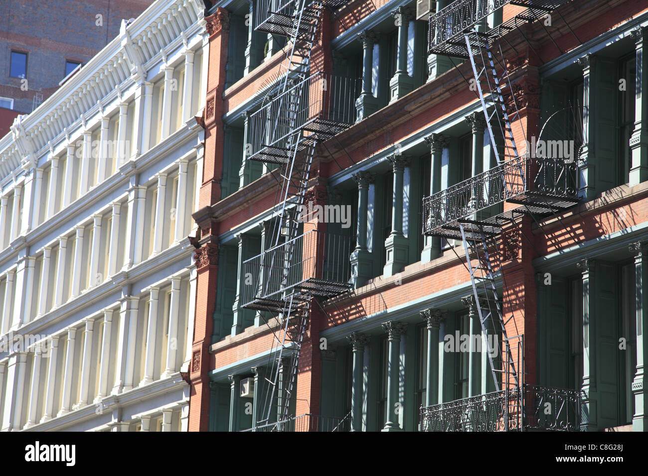 Loft building, Broadway, Soho, Manhattan, New York City, USA Stock ...