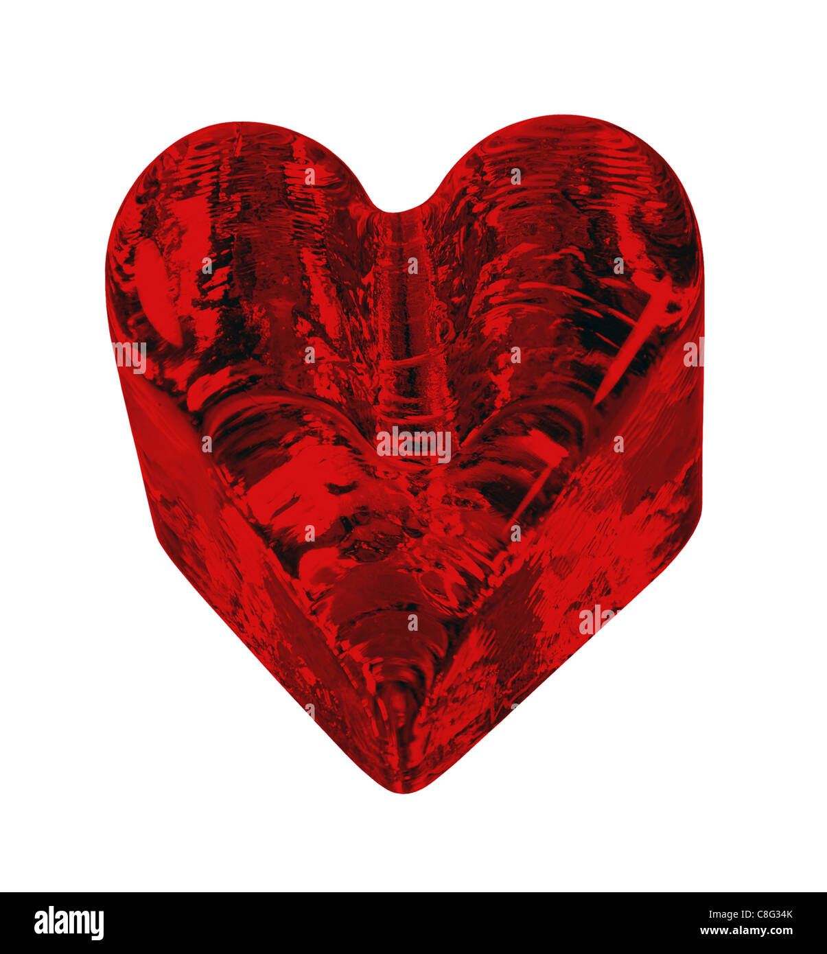 Red crystal textured heart symbolizing love and romance - path included ...