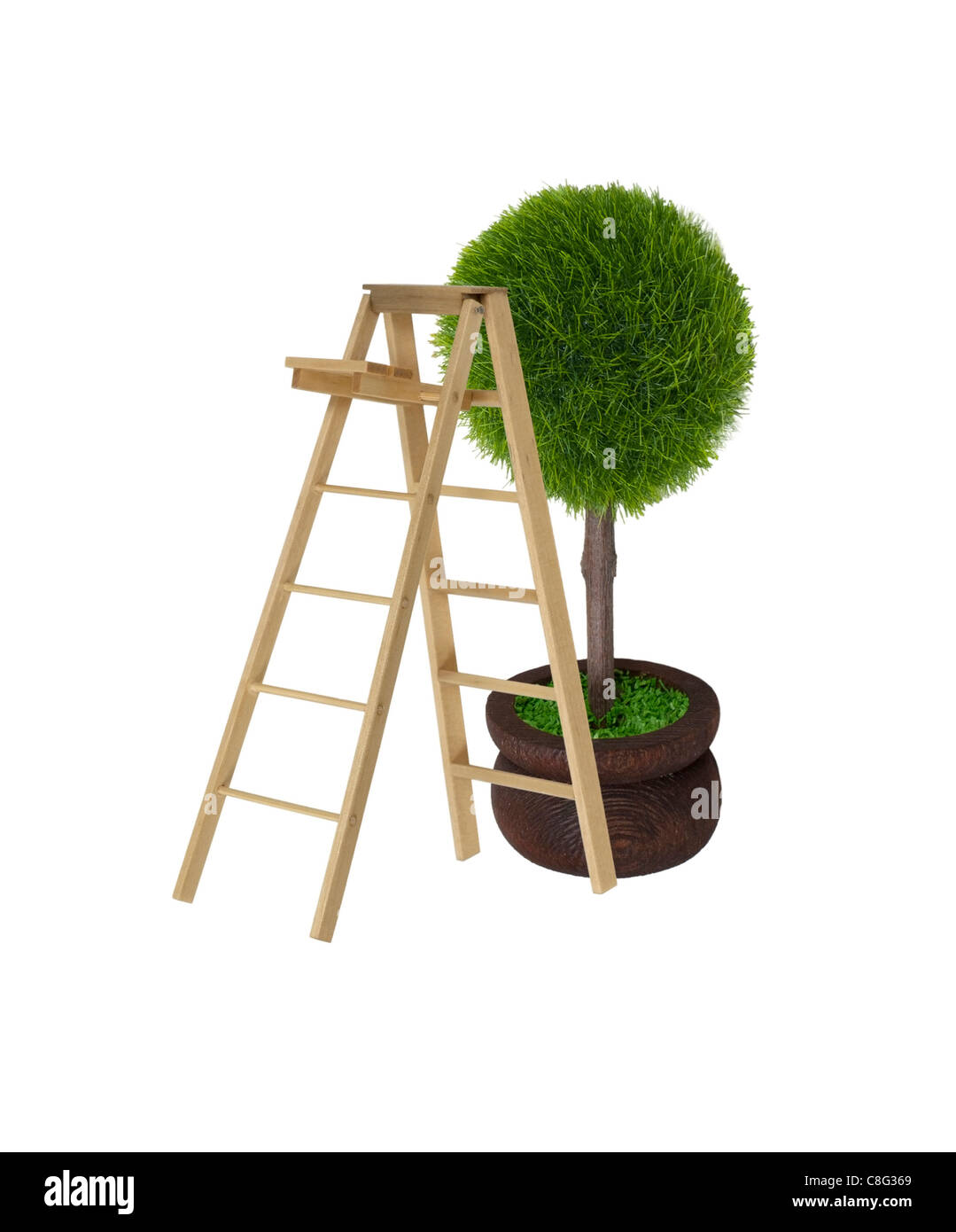 Reaching goals Cut Out Stock Images & Pictures - Alamy