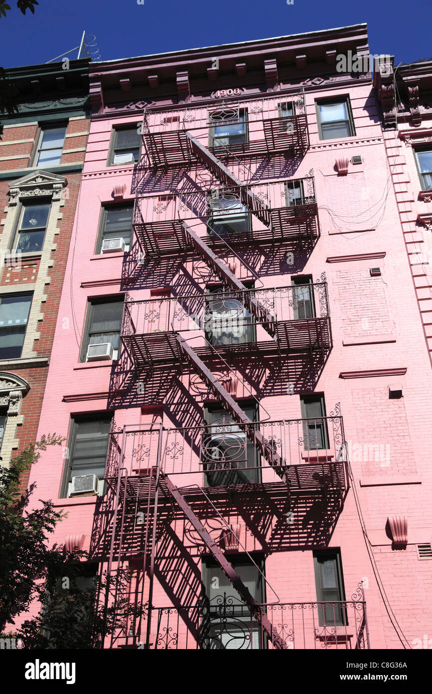 Fire escapes, Soho, Manhattan, New York City, USA Stock Photo - Alamy