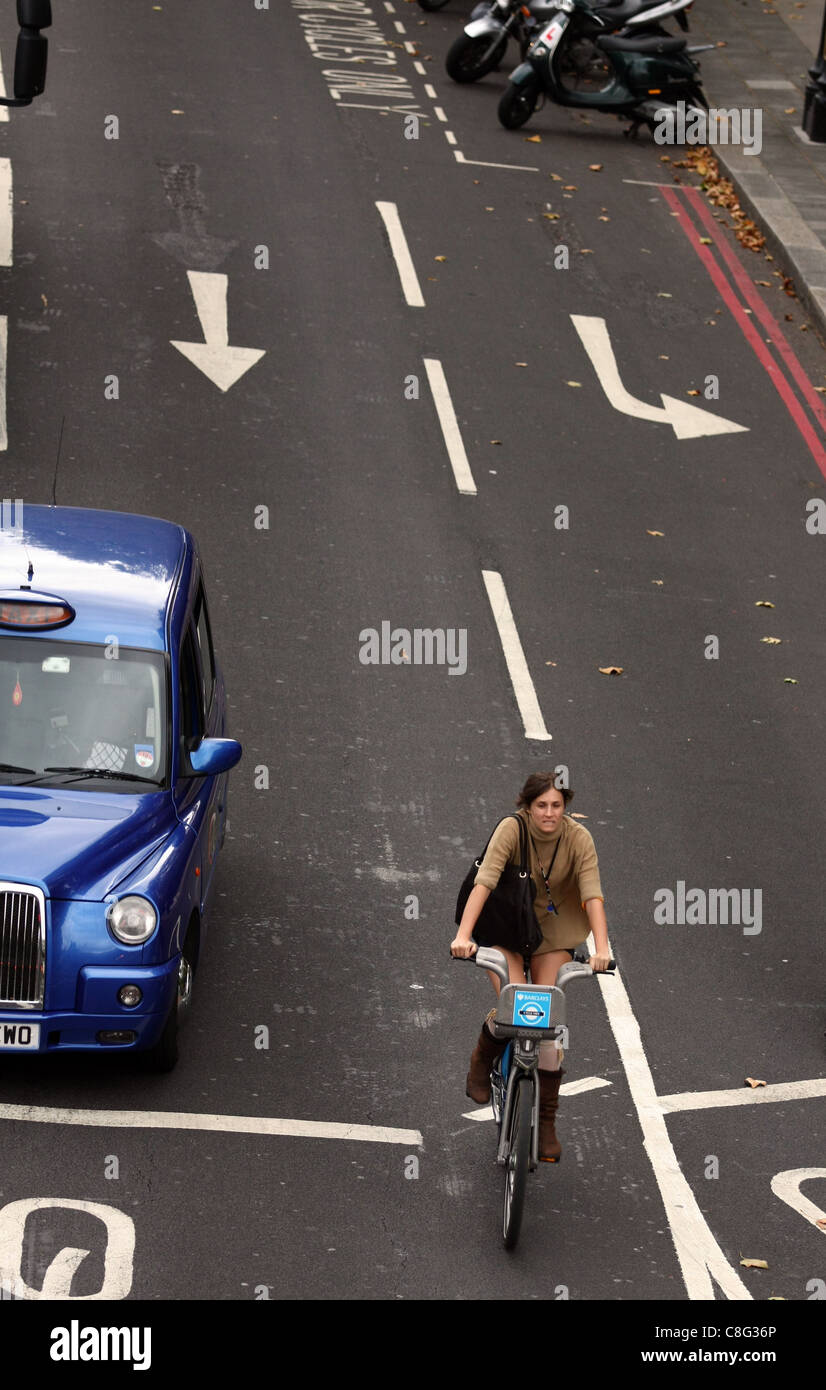 Hazardous bike lane hi-res stock photography and images - Alamy