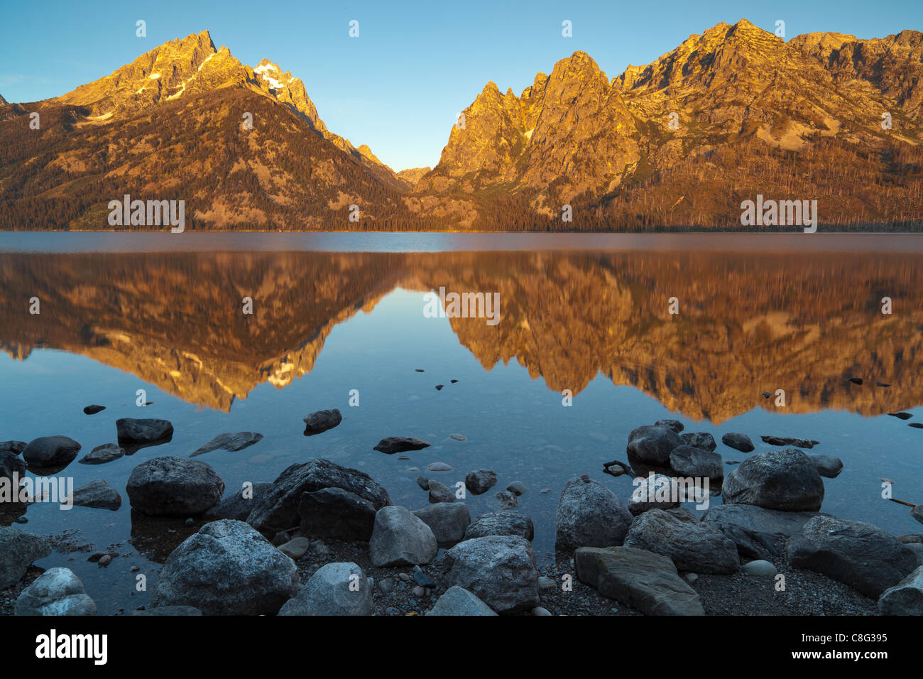 Jenny Lake in the Grand Teton National Park was formed approximately ...
