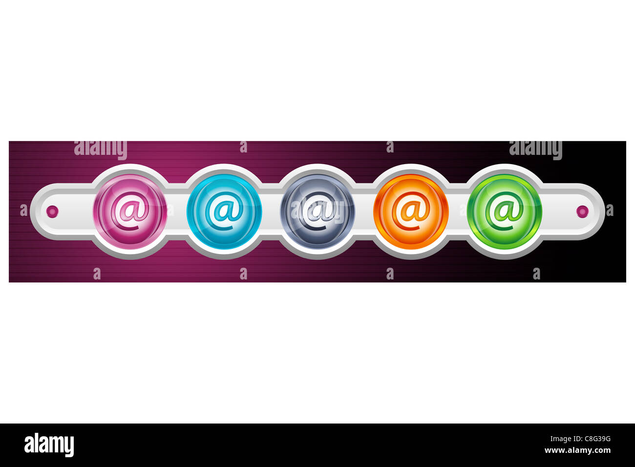 illustration of web icon on white background Stock Photo - Alamy