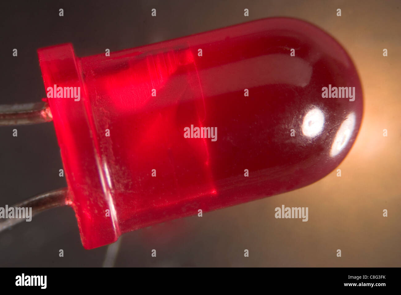 Light Emitting Diode (LED) - Red Stock Photo - Alamy