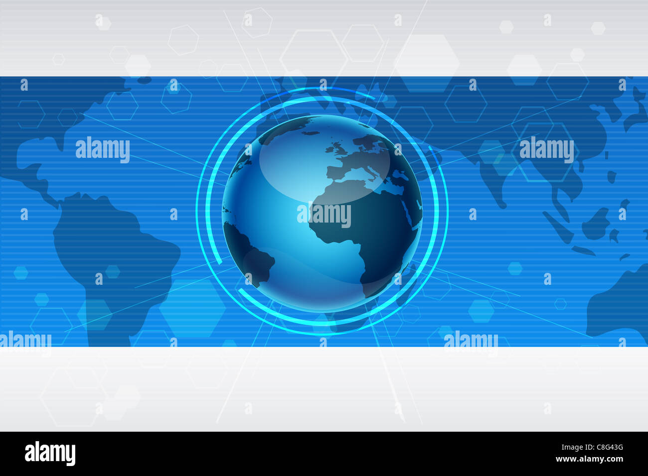 illustration of abstract global background Stock Photo - Alamy