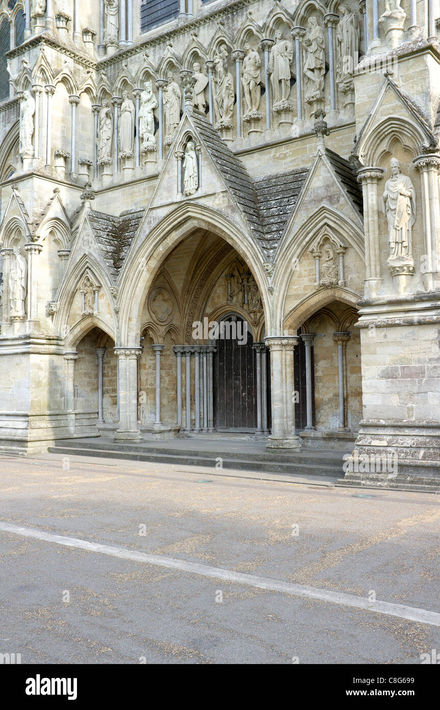 Salisbury Cathedral Entrance High Resolution Stock Photography and ...