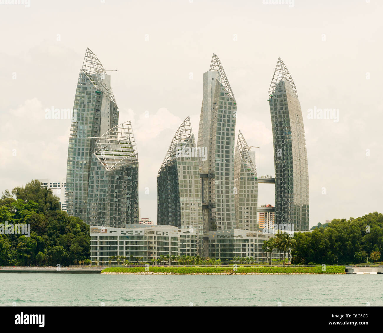 Building complex in Bukit Chermin Road, Singapore, near the Keppel Golf ...