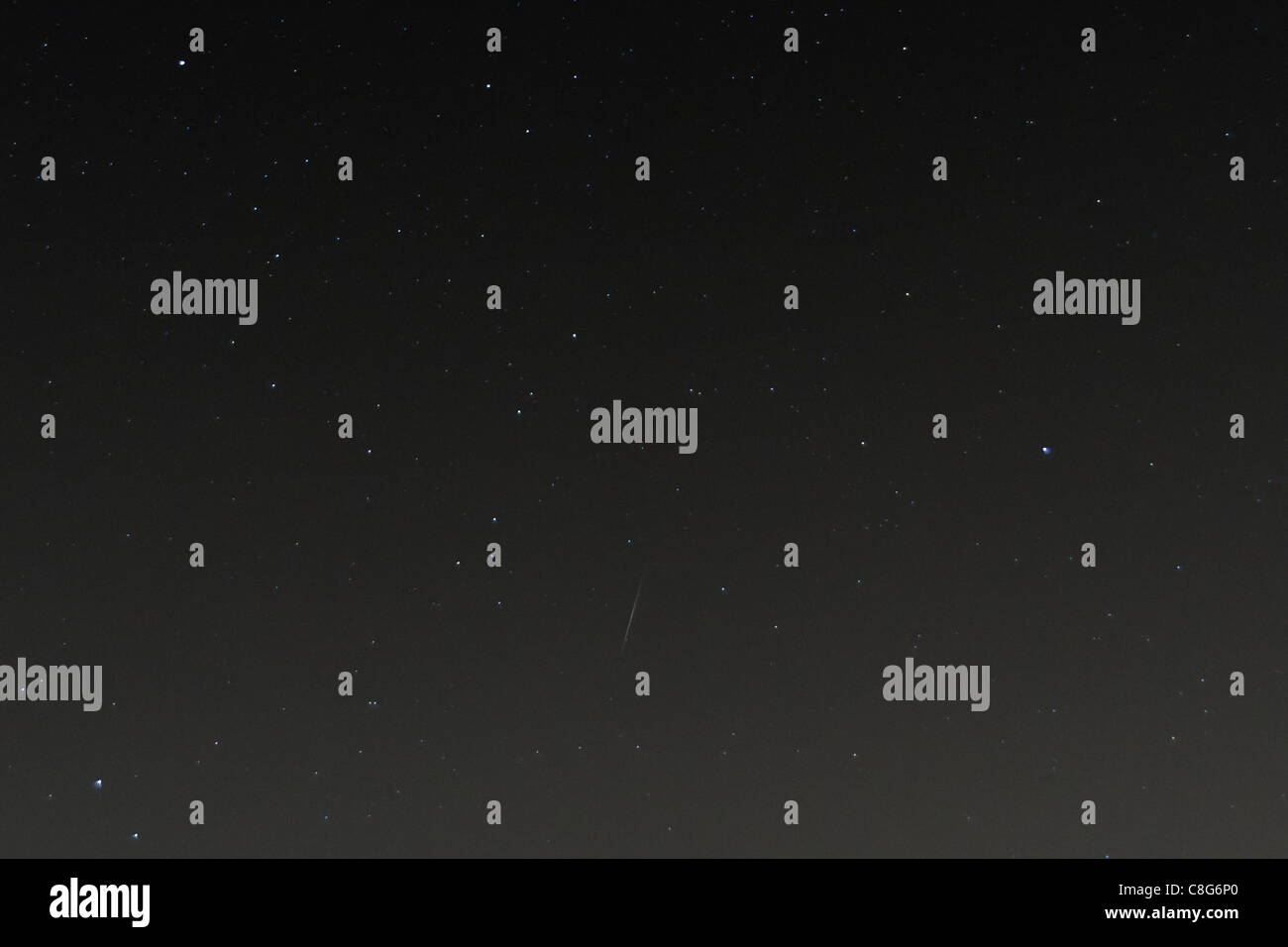 Orionid meteor from the Orionids meteor shower. These meteors origin ...