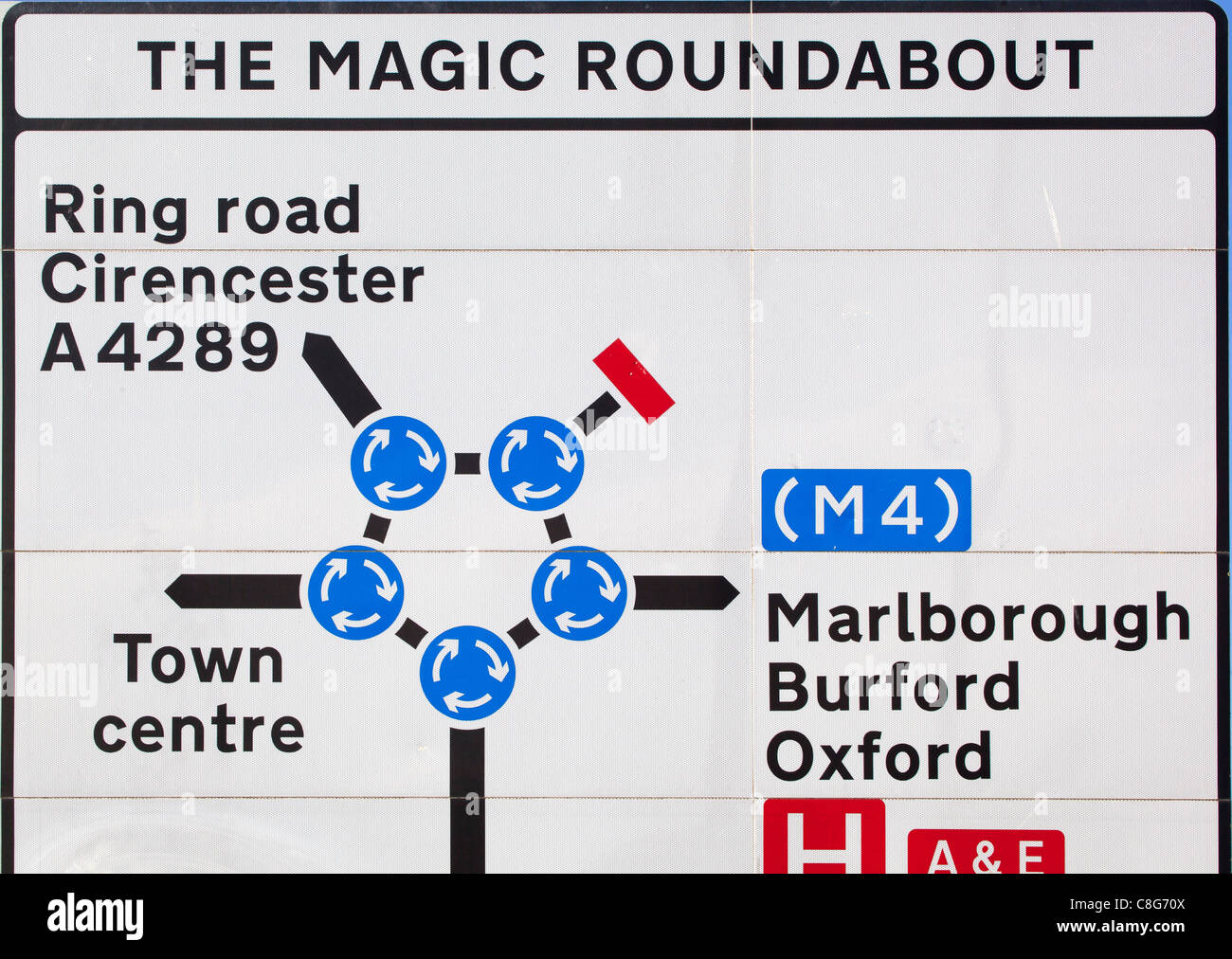 The Magic Roundabout Swindon Stock Photo - Alamy