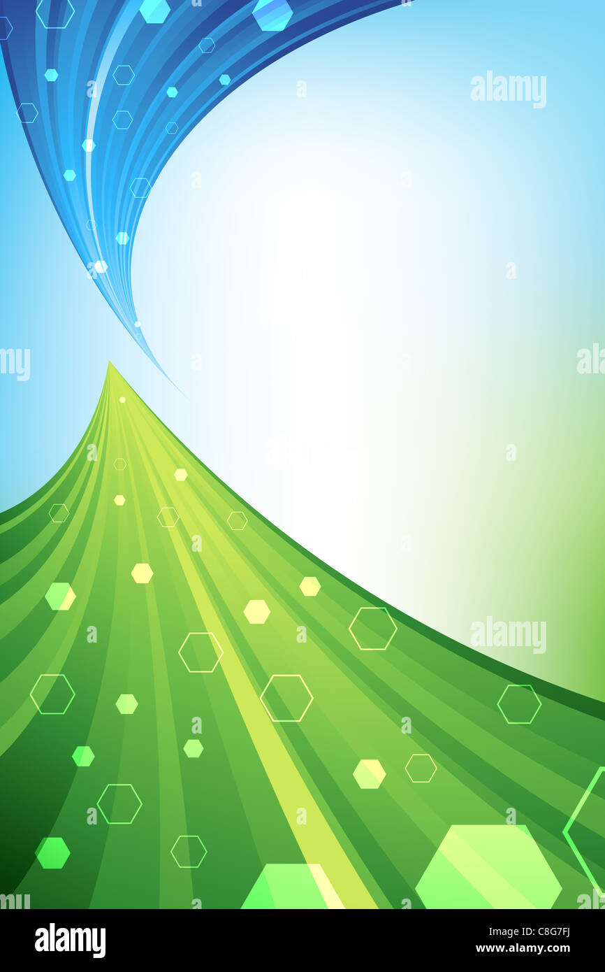 illustration of abstract wavy background Stock Photo - Alamy