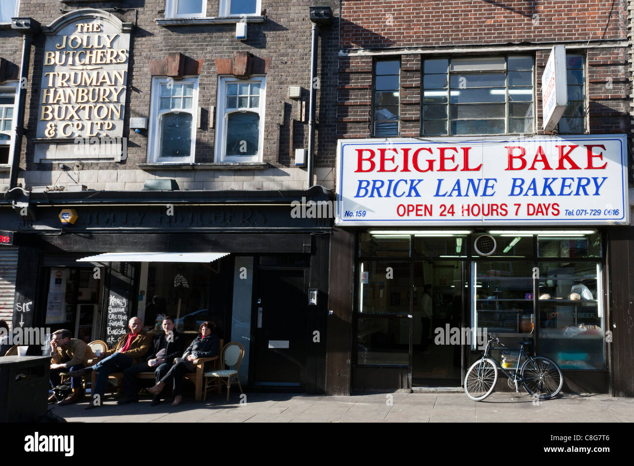 Brick Lane Beigel Bake, open 24 hours per day 7 days per week, London ...