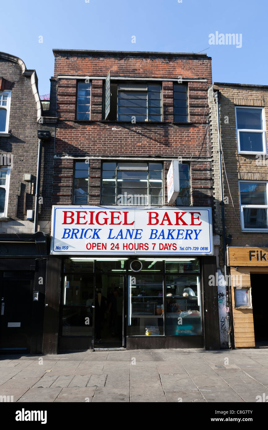 Brick Lane Beigel Bake, open 24 hours per day 7 days per week, London ...