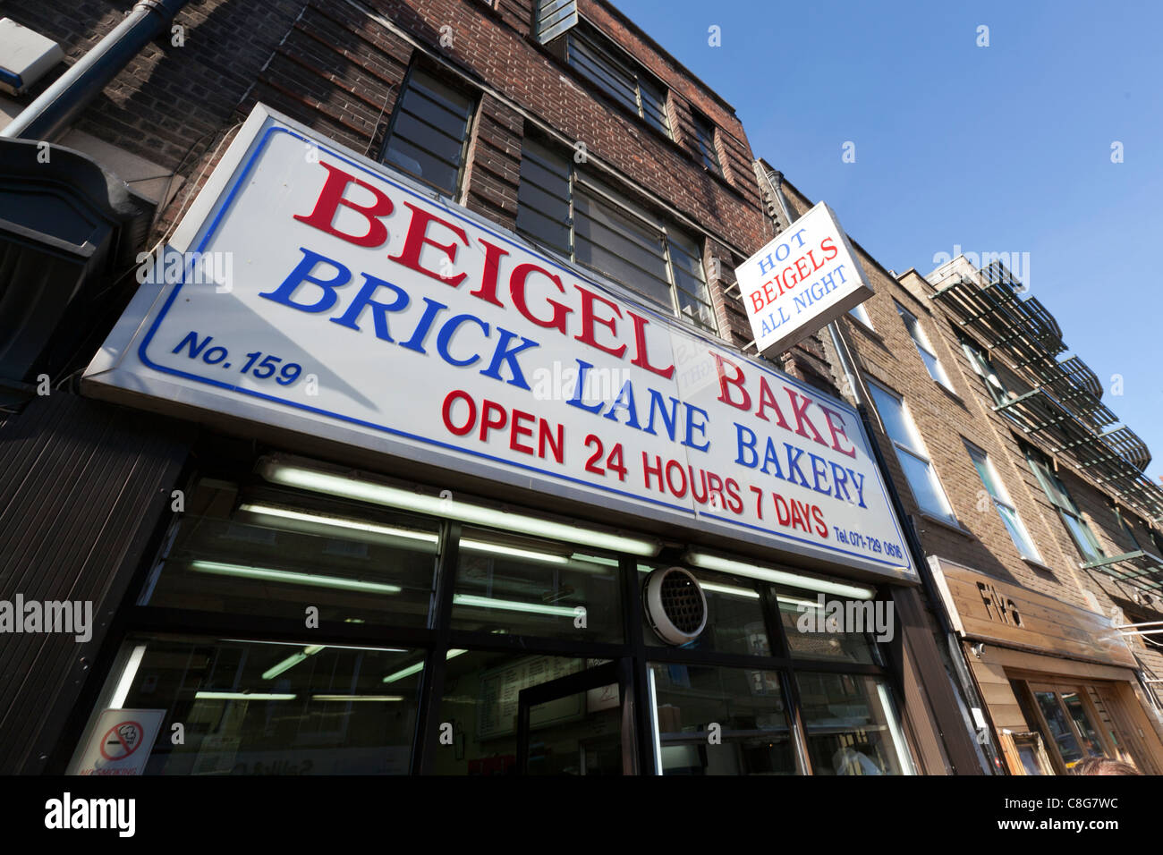 Brick Lane Beigel Bake, open 24 hours per day 7 days per week, London ...